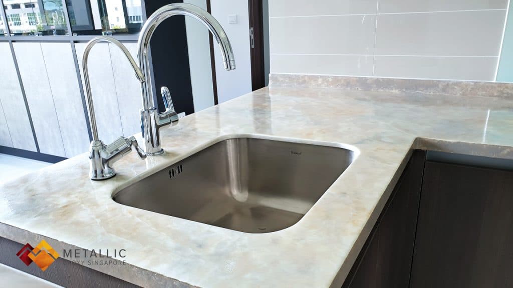Alabaster Swirl Countertop