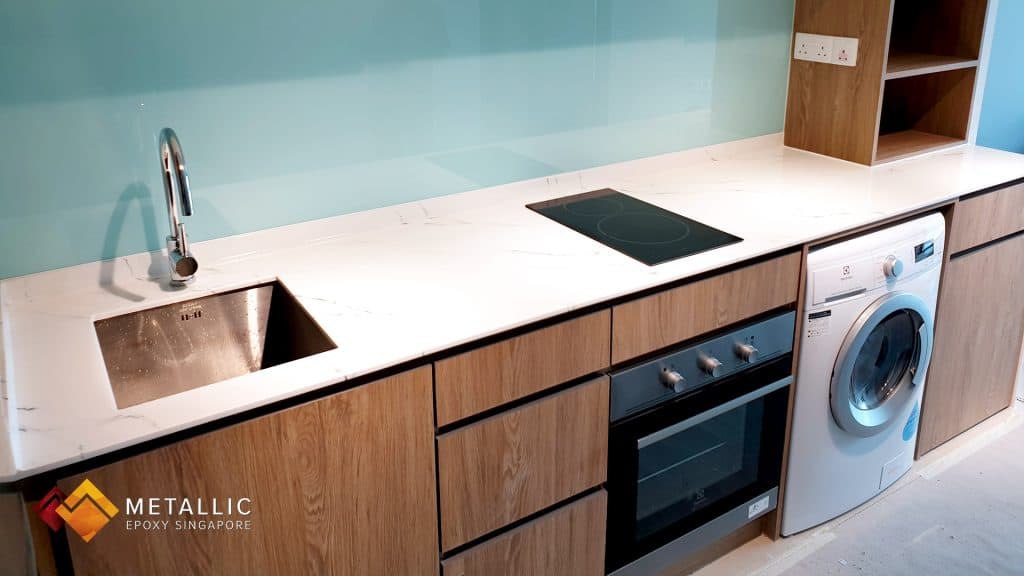 Our countertop is special due to the nature of the powder holding ...