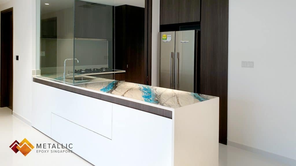 Our countertop is special due to the nature of the powder holding ...