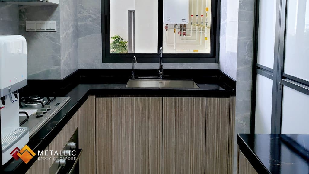 Our countertop is special due to the nature of the powder holding ...