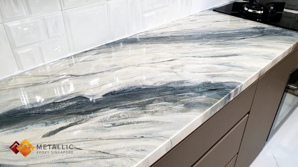 Jupiter Blue Marble Countertop