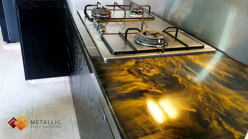Our countertop is special due to the nature of the powder holding ...