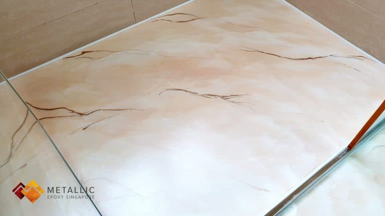 Rose Beige Bathroom Flooring