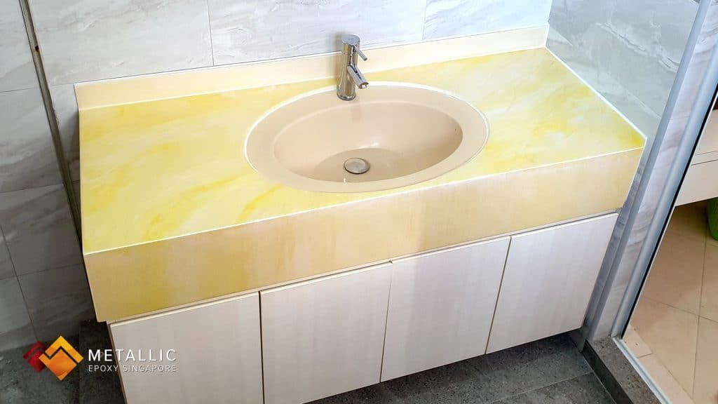 Our vanity top is special due to the nature of the powder holding ...