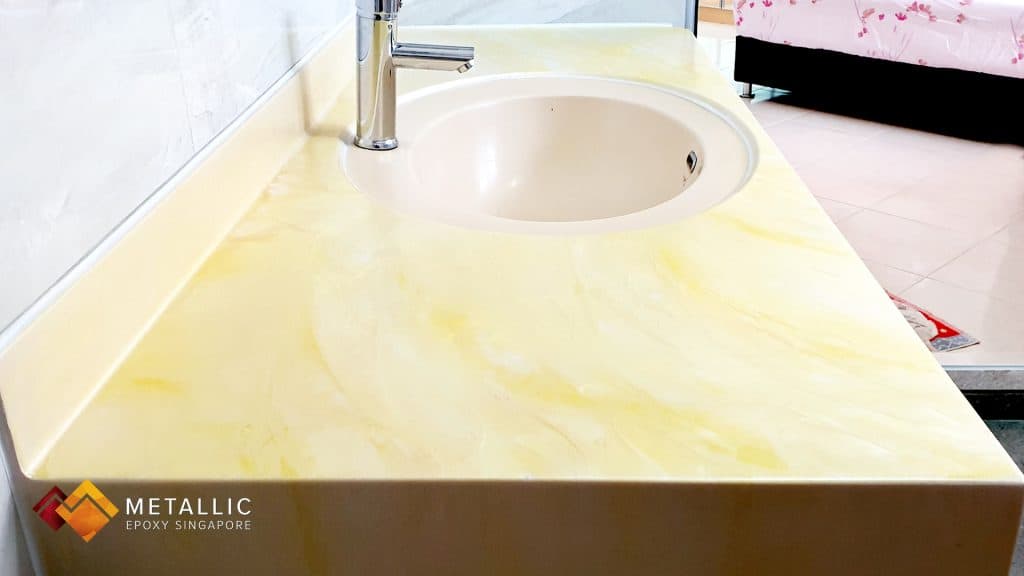 Our vanity top is special due to the nature of the powder holding ...