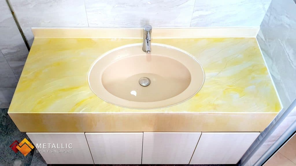 Natural Bumblebee Vanity Top