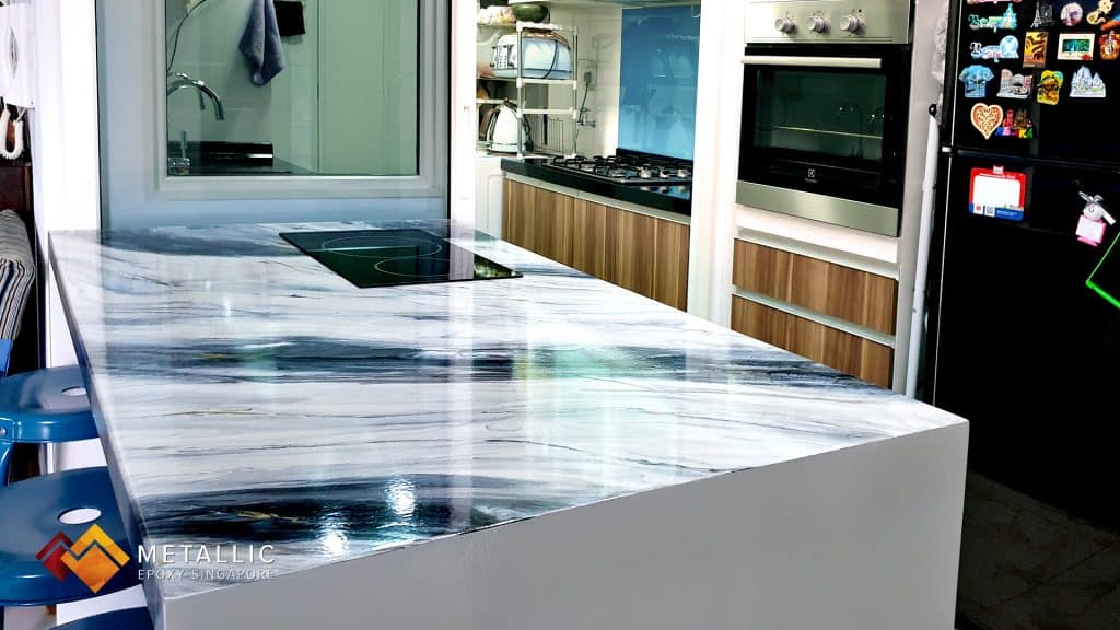 Our countertop is special due to the nature of the powder holding ...