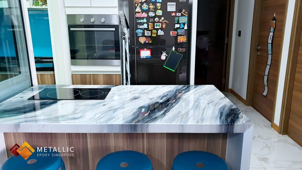 Our countertop is special due to the nature of the powder holding ...