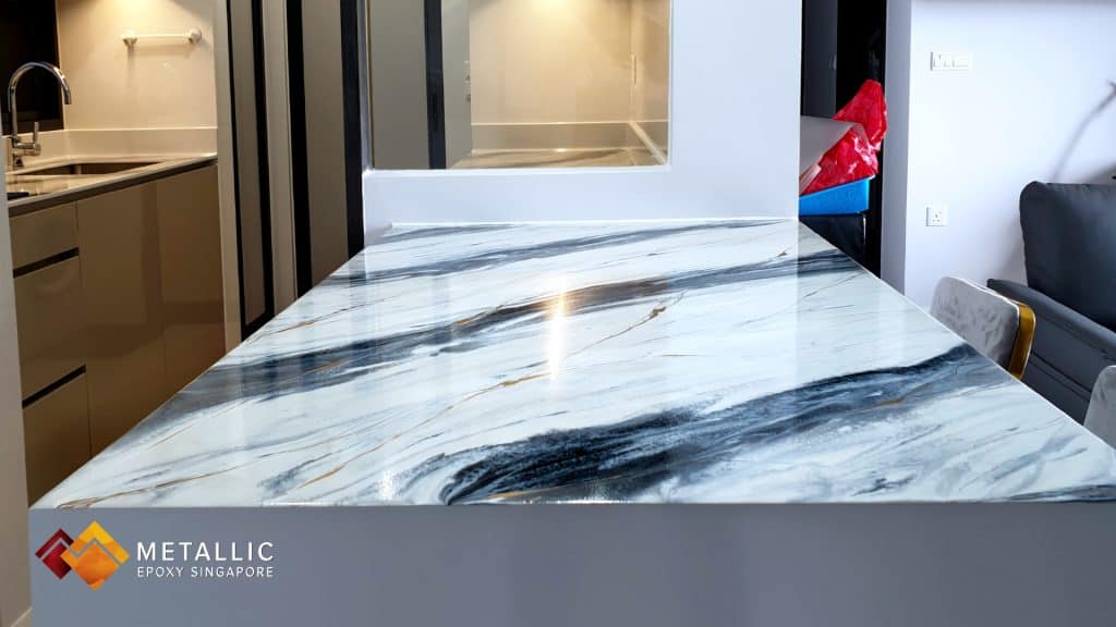 Our countertop is special due to the nature of the powder holding ...