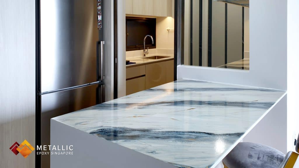 Our countertop is special due to the nature of the powder holding ...