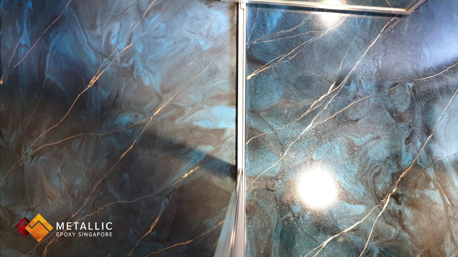 Denim Galaxy Bathroom Flooring