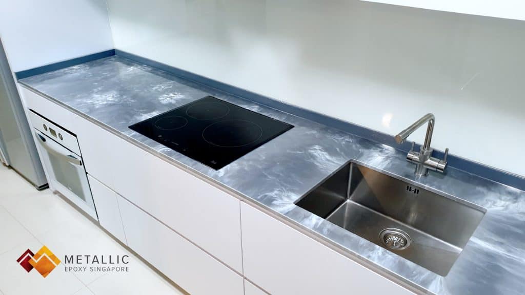 Graphite Grey Swirl Countertop