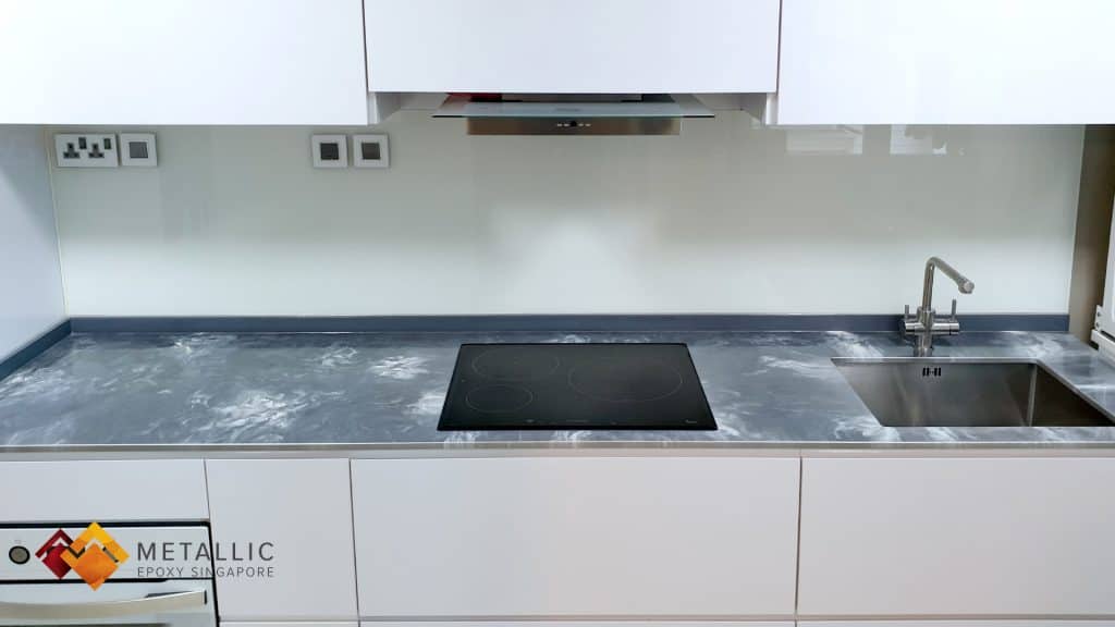 Our countertop is special due to the nature of the powder holding ...