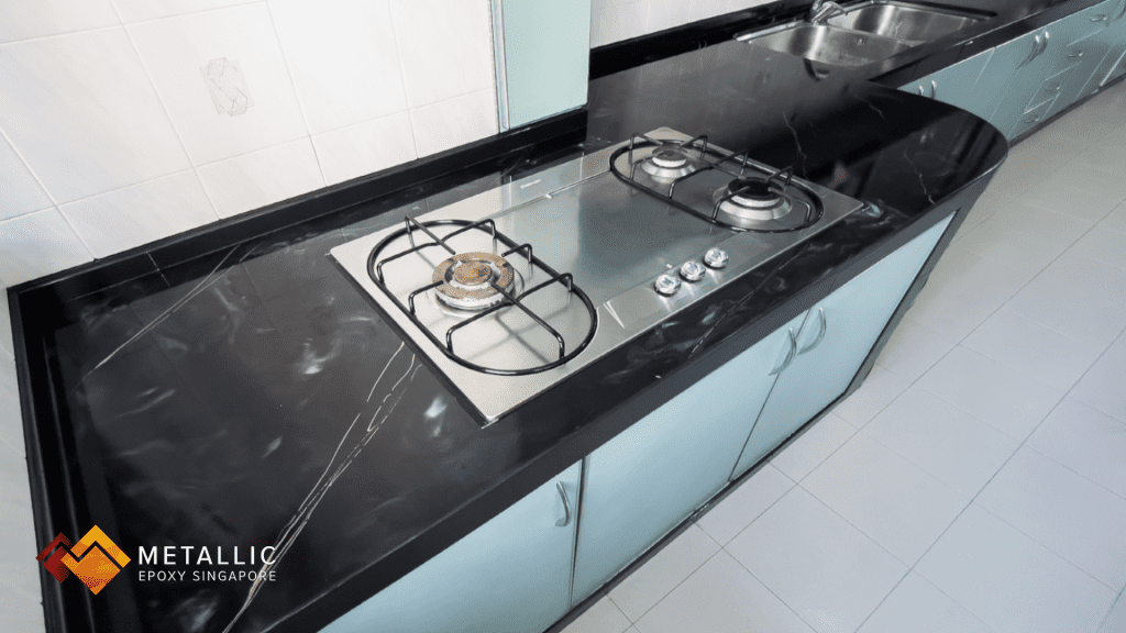 Obsidian Black Swirl Countertop is special due to the nature of the ...