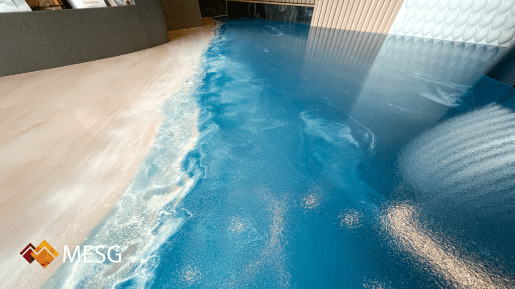 Summer Beach Themed Flooring