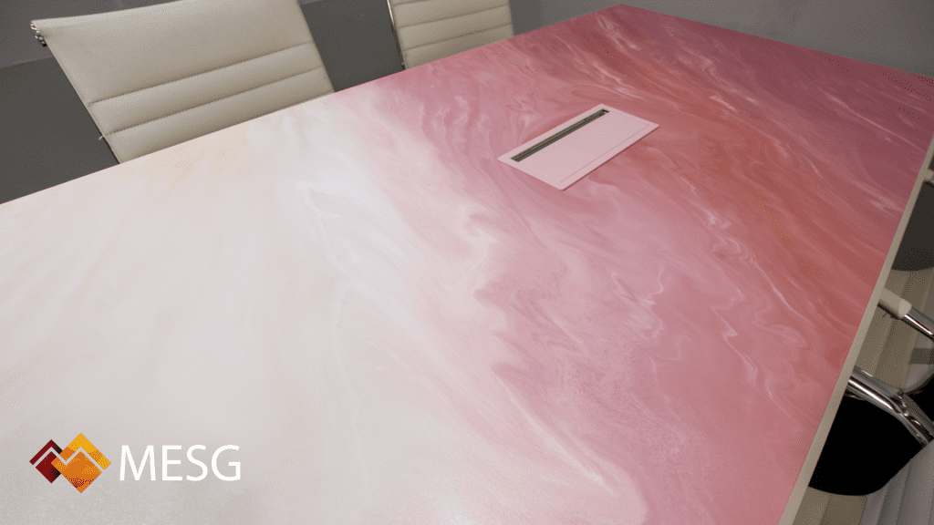 Pink Beach Theme Tabletop